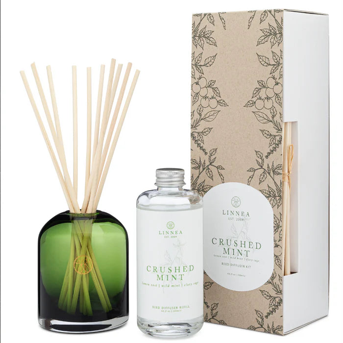 BOTANIK Crushed Mint Reed Diffuser – Lichen or Knot Plant Company LLC