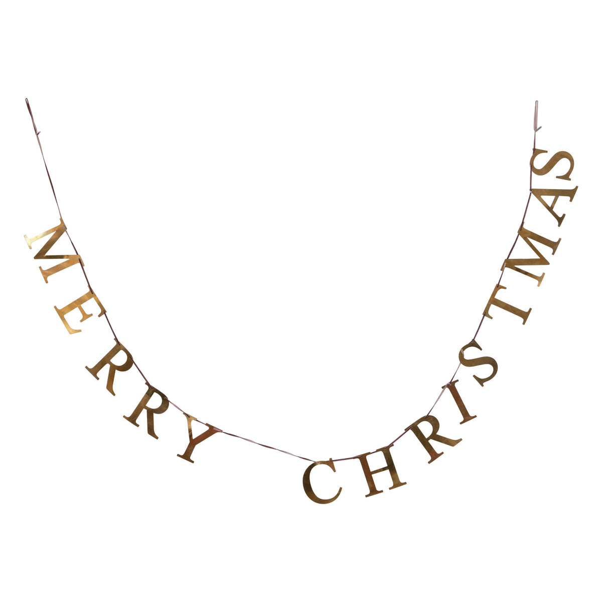 Merry Christmas Metal Garland – Lichen or Knot Plant Company LLC
